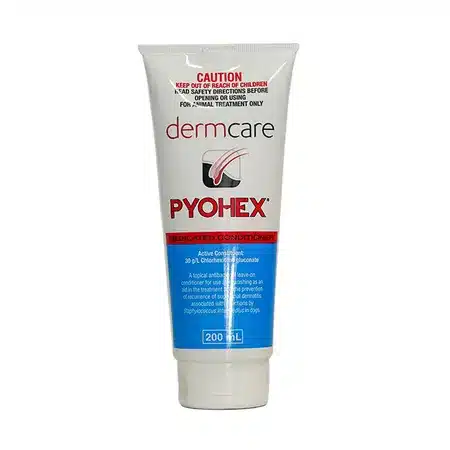 Dermcare Pyohex Conditioner 200ml - Toni's Pet Station - Ningi